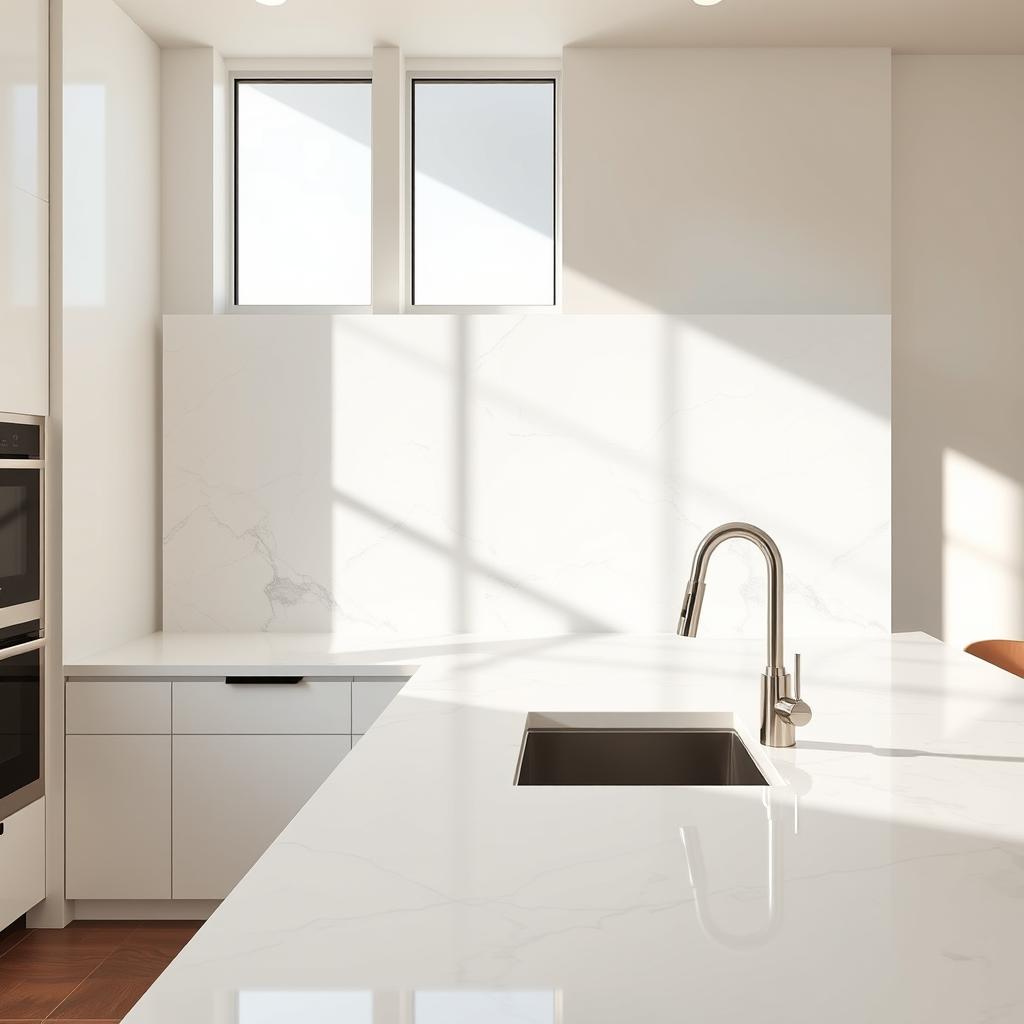 Marble Backsplash: Luxury Appeal